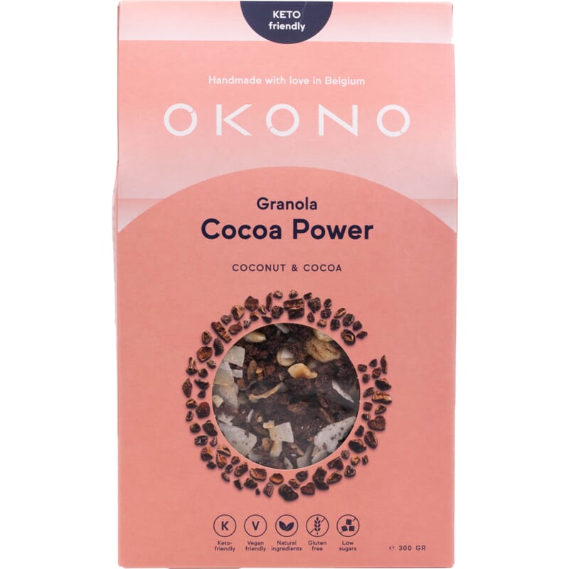 OKONO - Keto granola - Cocoa Power - Kokos & cacao – Pit&Pit