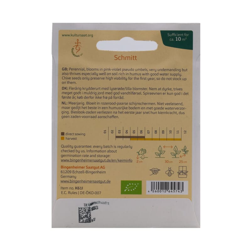 Bieslook zaaigoed bio – Pit&Pit